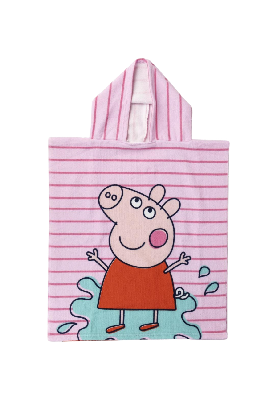 Poncho Peppa Pig Couleur Rose Couleur secondaire Rose Size Unisize Base ...