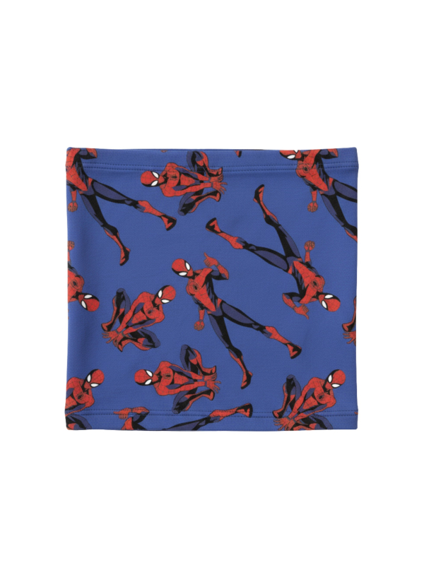 Marvel Spiderman Neck Warmer Colour Blue Secondary Color Royal Red Size ...